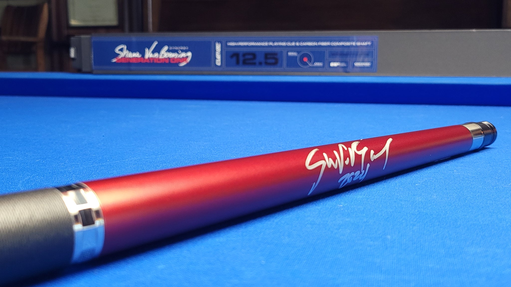 Cuetec Cynergy SVB Gen One Ruby Red - Signed by Shane Van Boening ...