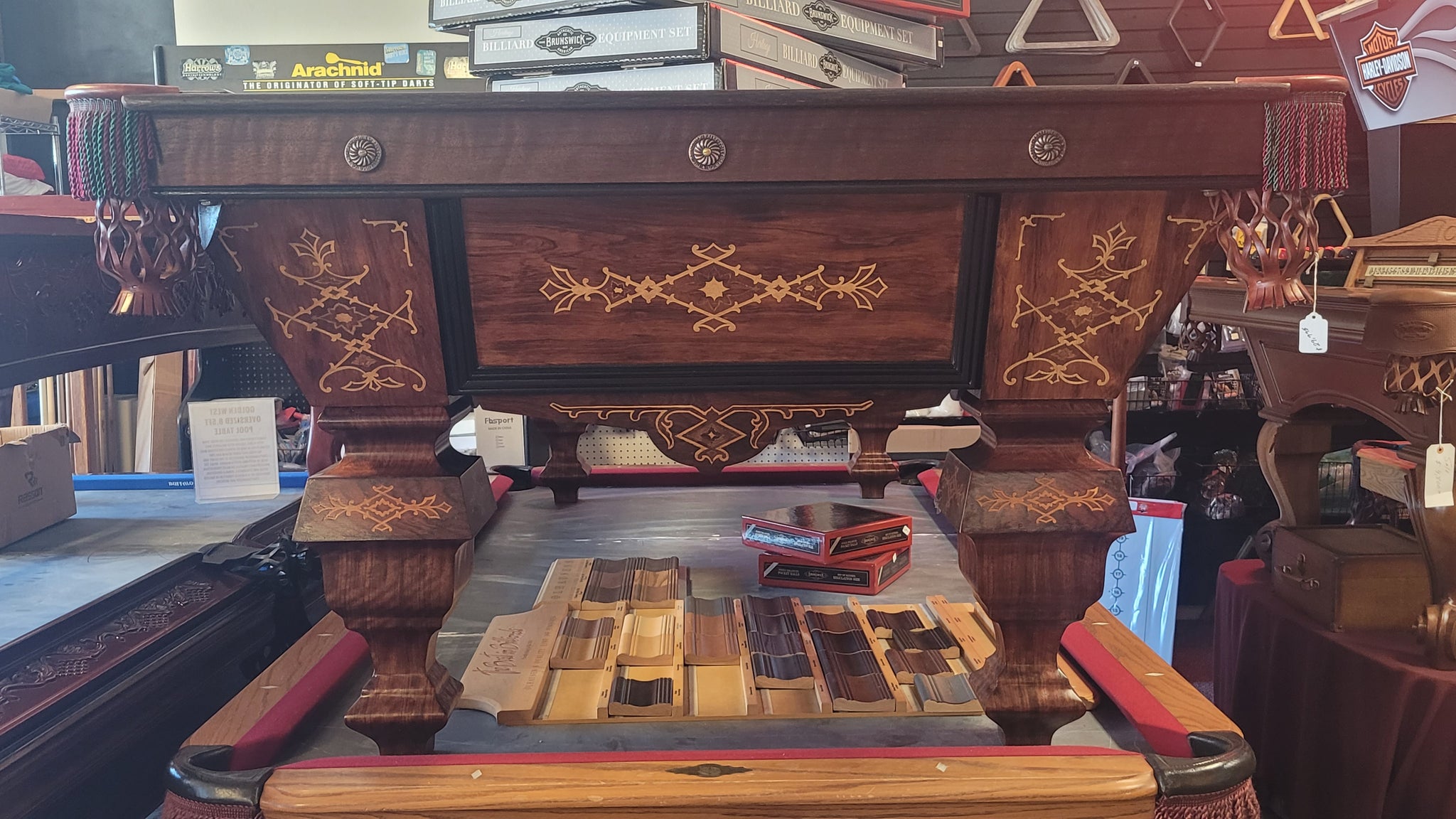 The ECLIPSE Antique Pool Table by Brunswick Balke Collender Circa 1890 ...