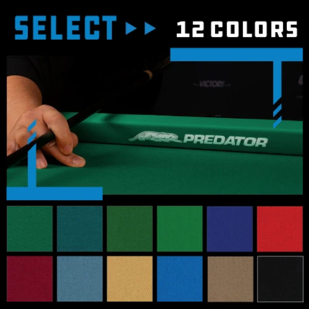 Predator Arcadia Select Worsted Pool Table Cloth – Buffalo Billiards
